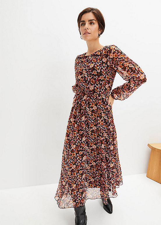 Floral Print Chiffon Maxi Dress by bonprix | bonprix