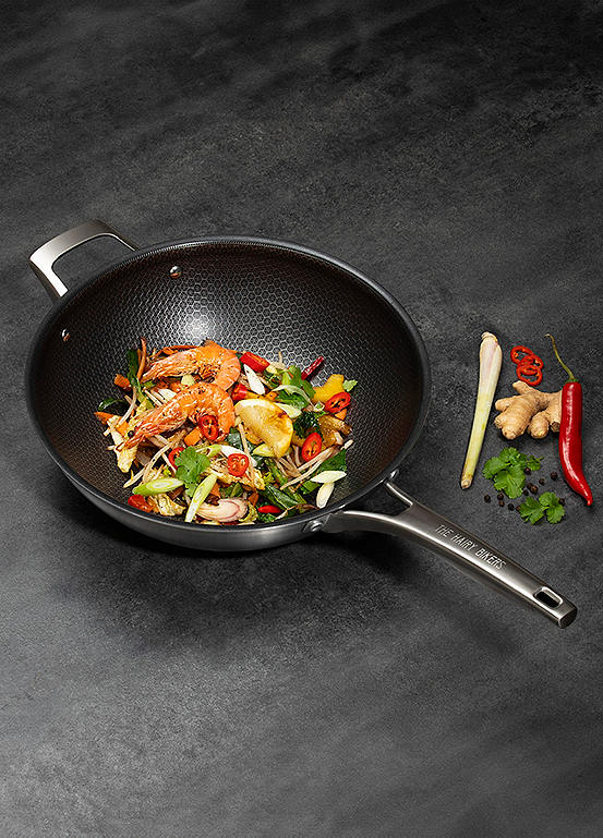 Hairy Bikers Hex Guard 30cm Wok | bonprix