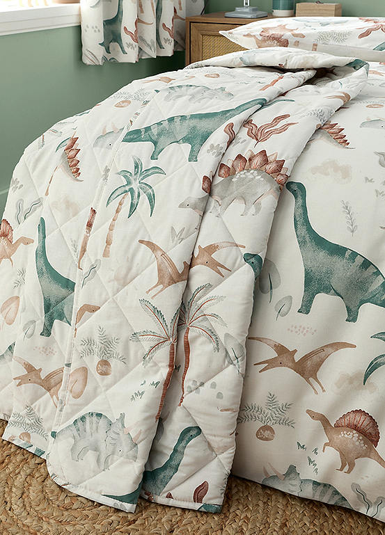 Happy Linen Co Scandi Saurus Quilted Throw | bonprix