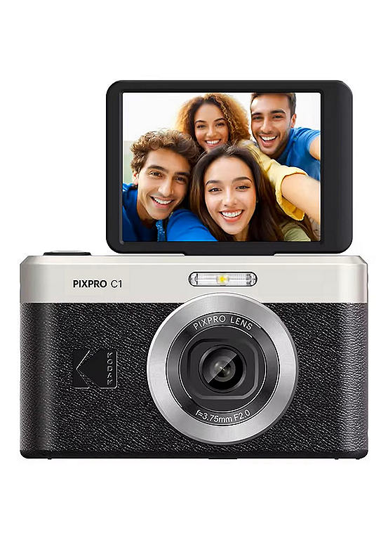 Kodak PIXPRO C1 13MP 4x Digital Zoom Compact Camera - Black | bonprix