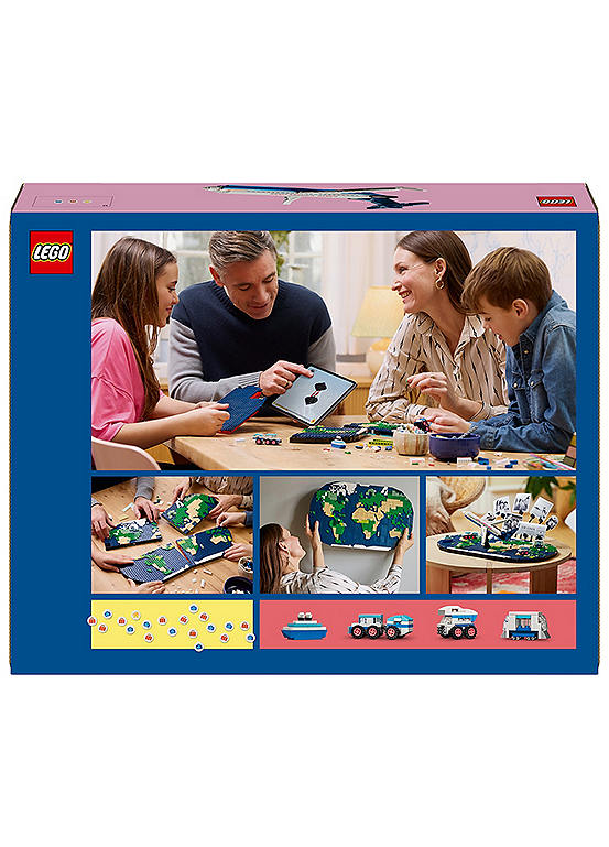 LEGO Family Travel Moments World Map Toy Set | bonprix