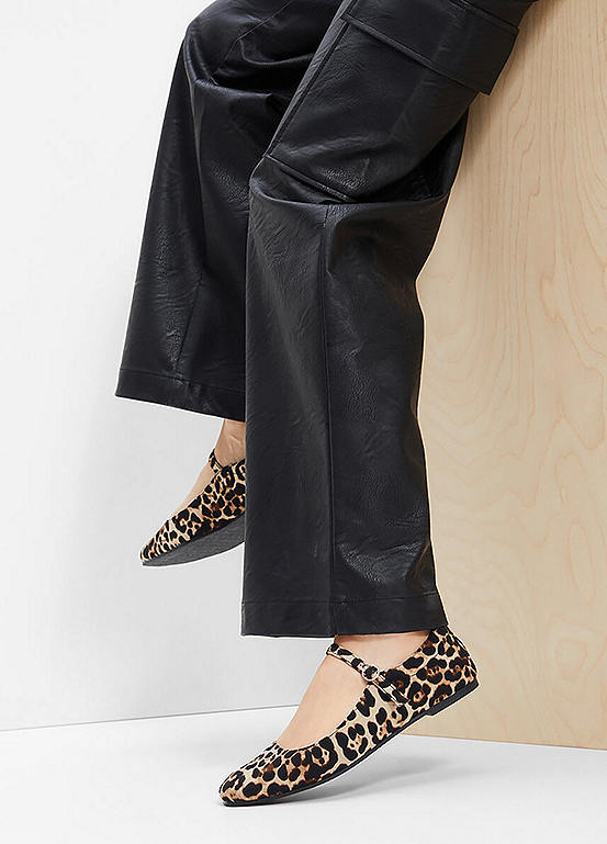 Leopard Print Ballet Pumps by bonprix | bonprix