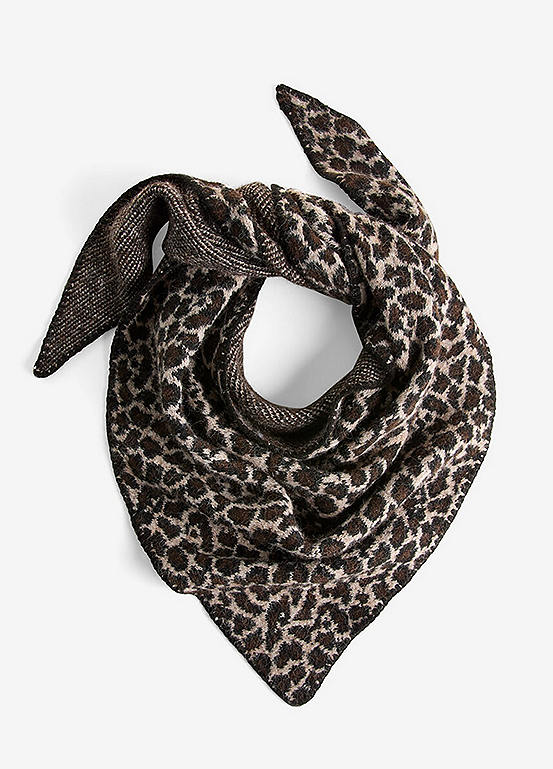 Leopard Print Triangle Scarf by bonprix | bonprix