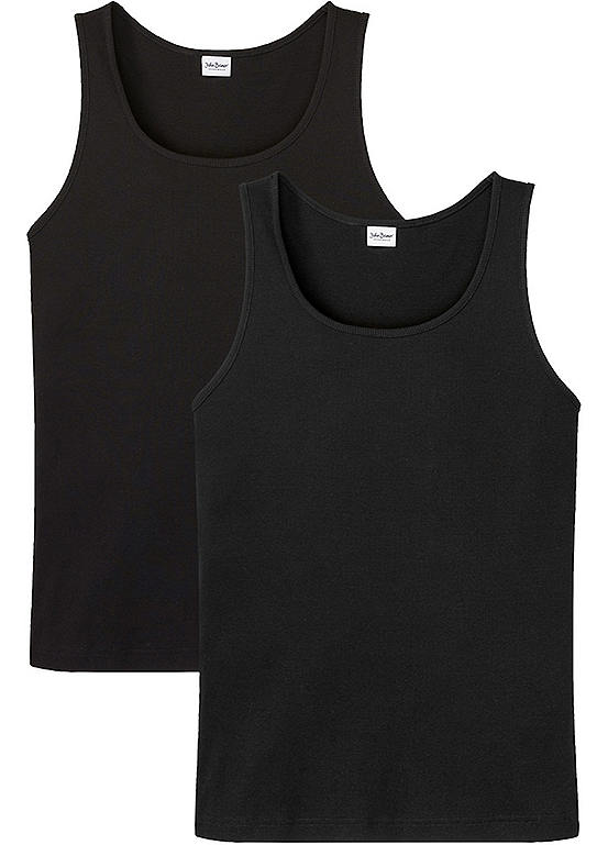 Mens Pack of 2 Tank Tops by bonprix | bonprix