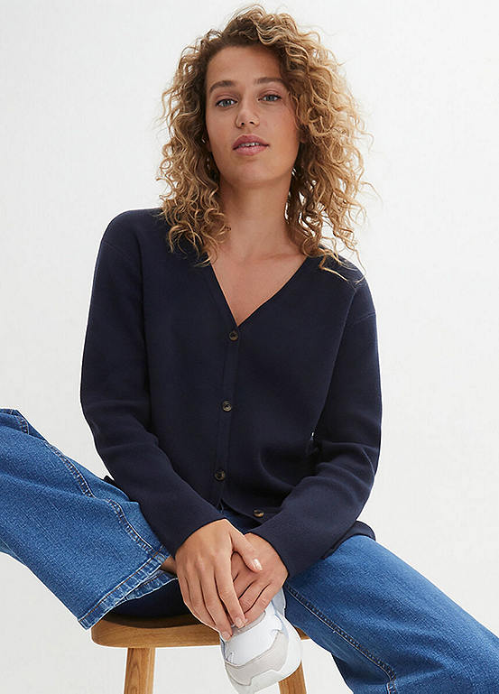 Milano Rib Buttoned Cardigan by bonprix | bonprix