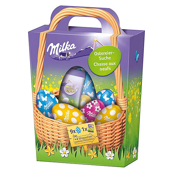 Milka Easter Box of 9 Foiled & Bag of Sugar Coated Mini Eggs | bonprix