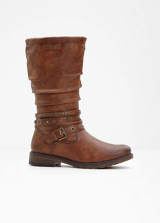 Mustang Winter Leather Boots | bonprix