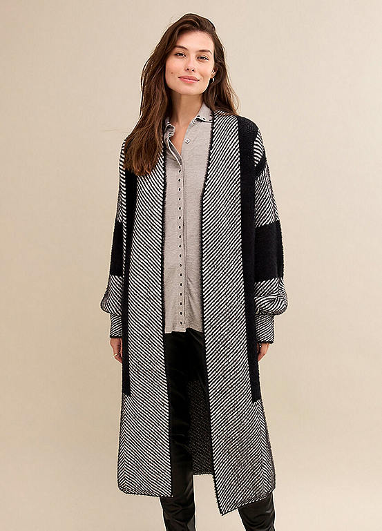 Oversized Long Coatigan by bonprix | bonprix