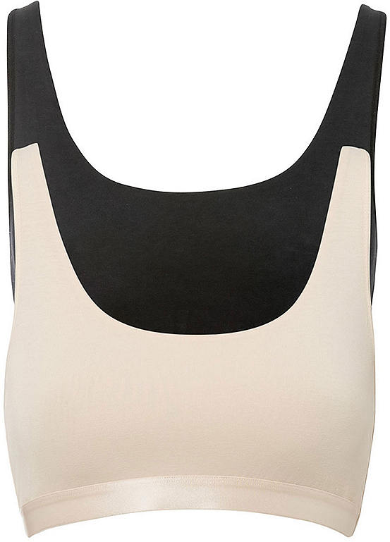 Pack Of 2 Bralettes By Bonprix Bonprix