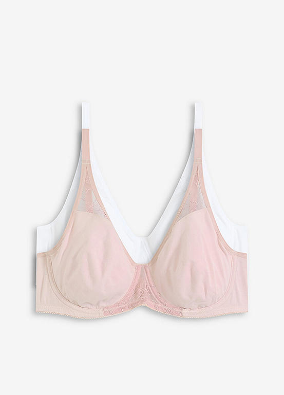 Pack of 2 Cotton Bras by bonprix | bonprix