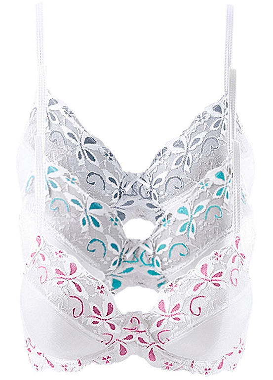Pack of 3 Bras by bonprix | bonprix