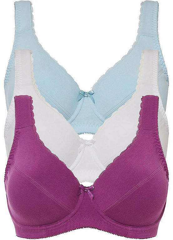 Pack of 3 Full Cup Bras by bonprix | bonprix
