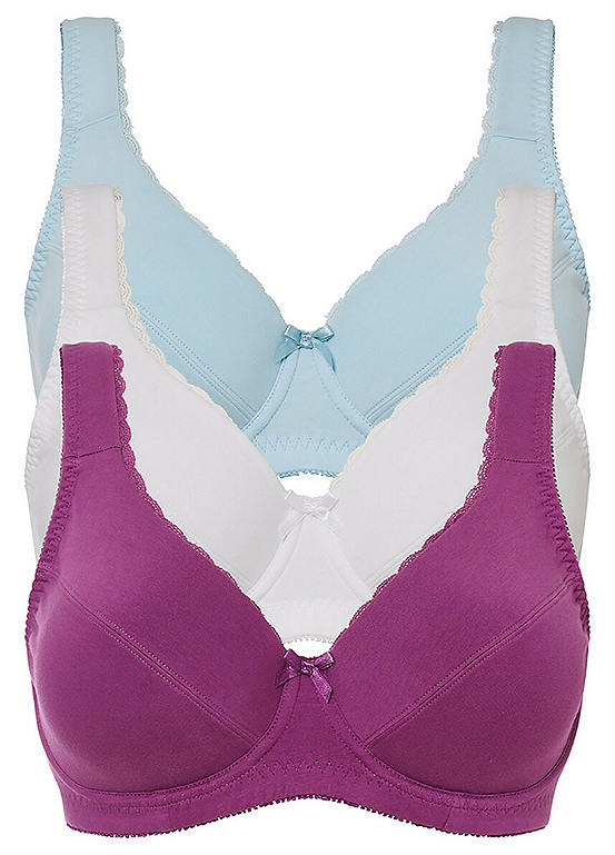 Pack of 3 Full Cup Bras by bonprix | bonprix