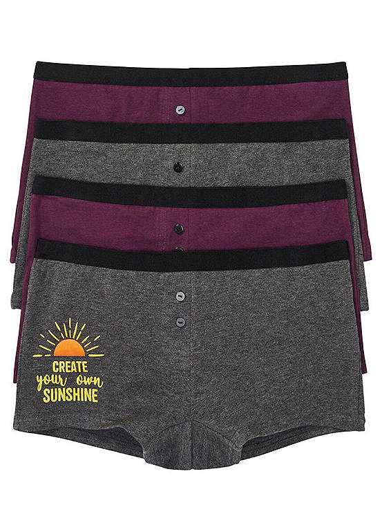 Pack Of 4 Boxers by bonprix | bonprix