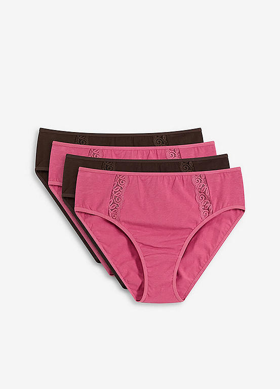 Pack of 4 Full Briefs by bonprix | bonprix