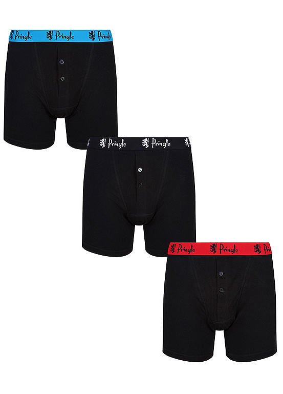 Pringle Pack of 3 Button Fly Boxers | bonprix