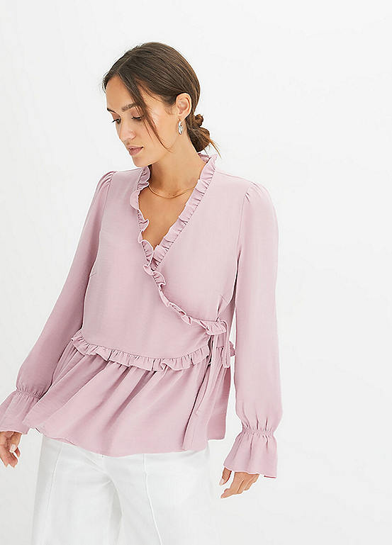 Ruffle Wrap Blouse by bonprix | bonprix