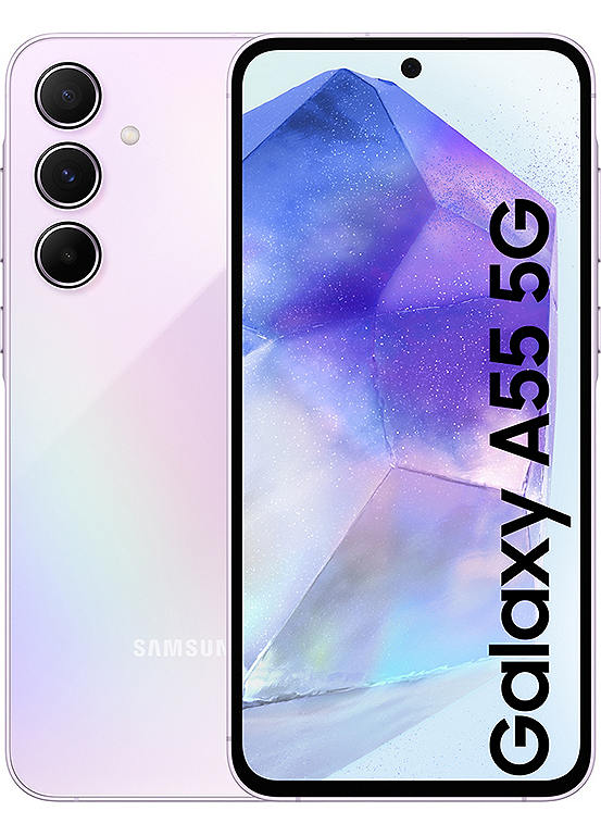 Samsung Galaxy A55 5G 256GB Mobile Phone - Awesome Lilac | bonprix
