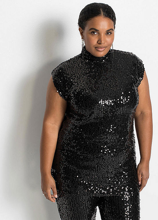 Sequin Party Top by bonprix | bonprix