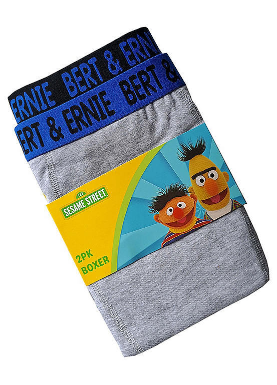 Sesame Street Mens Bert & Ernie 2Pk Boxer Short | bonprix