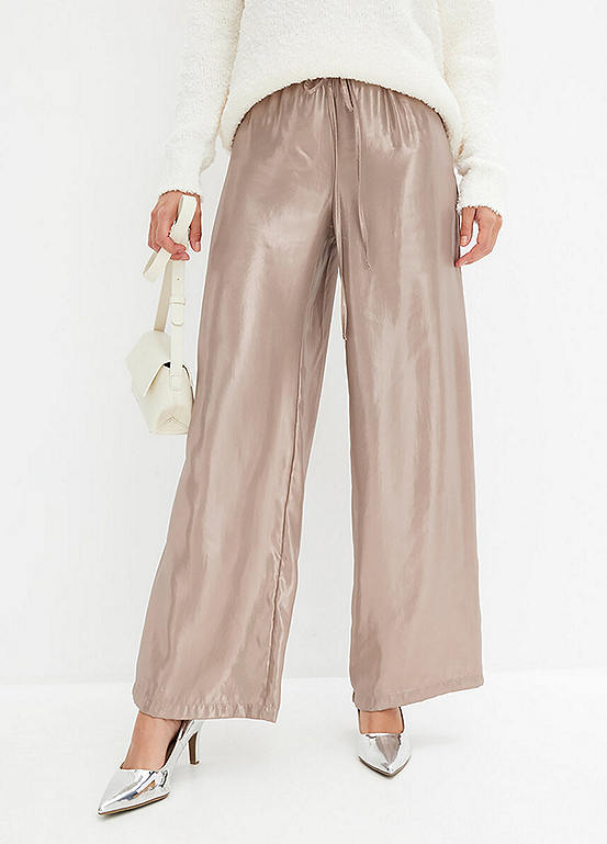 Shiny Palazzo Pants by bonprix | bonprix