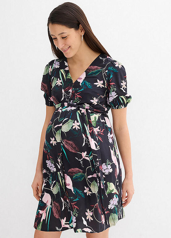 Short Sleeve Maternity Dress by bonprix | bonprix
