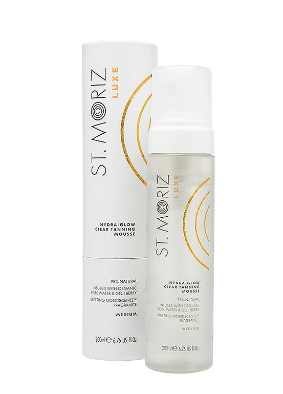 St Moriz Luxe Hydra-Glow Clear Tanning Mousse 200ml - Medium | bonprix