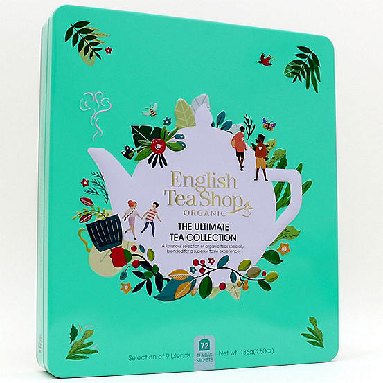 The English Tea Shop The Ultimate Tea Collection Gift Tin - 72 Tea Bag ...