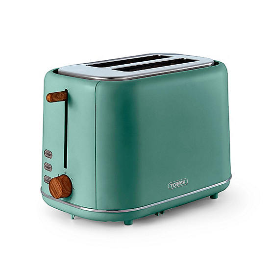 Tower T20027JDE Scandi 2 Slice Toaster with Adjustable Browning Control ...