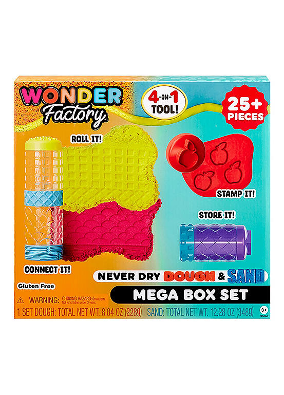 Wonder Factory Never Dry Dough & Sand Mega Box Set | bonprix