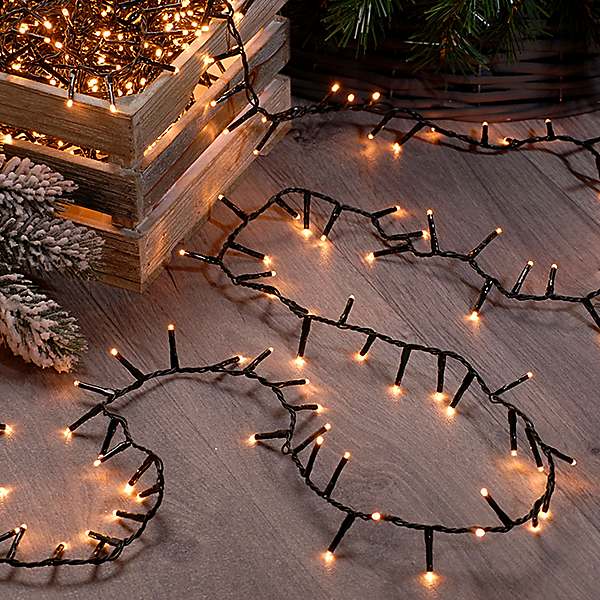 Festive 760 Indoor Outdoor LED Fairy Sparkle Lights Warm White bonprix