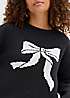 Bow Motif Knitted Jumper by bonprix | bonprix