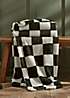 Catherine Lansfield Cosy Soft Checkerboard Fleece Throw | bonprix