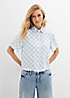 Checkerboard Print Blouse by bonprix | bonprix