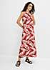 Leaf Print A-Line Maxi Dress by bonprix | bonprix