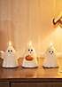 Lights4Fun Lights 4 Fun Truglow® Halloween Ghost LED Candle Trio | bonprix