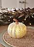 Lights4Fun White Glass LED Light Up Pumpkin | bonprix