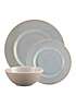 Mason Cash Reactive Linear Grey 12 Piece Dinner Set | bonprix