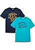 Pack of 2 Printed T-Shirts by bonprix | bonprix