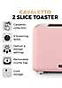 Tower Cavaletto 2 Slice Toaster T20036PNK - Marshmallow Pink & Rose ...